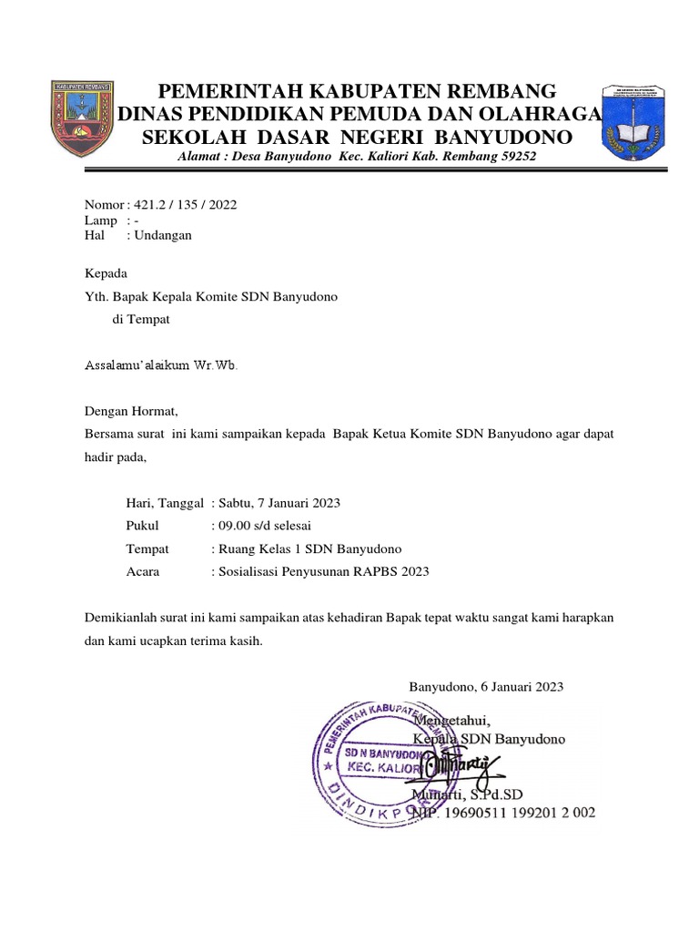 Dokumen Rapat Penyusunan RAPBS (Daftar Hadir, Notulen Rapat) PDF | PDF
