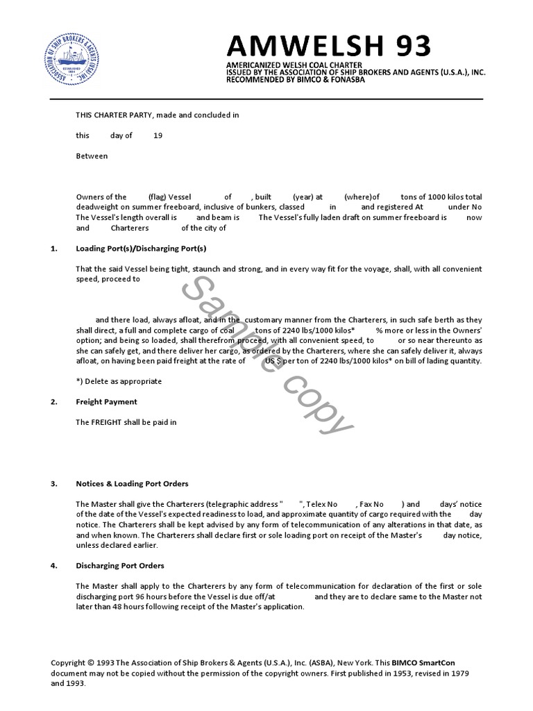 Sample Copy AMWELSH 93 PDF | PDF | Business