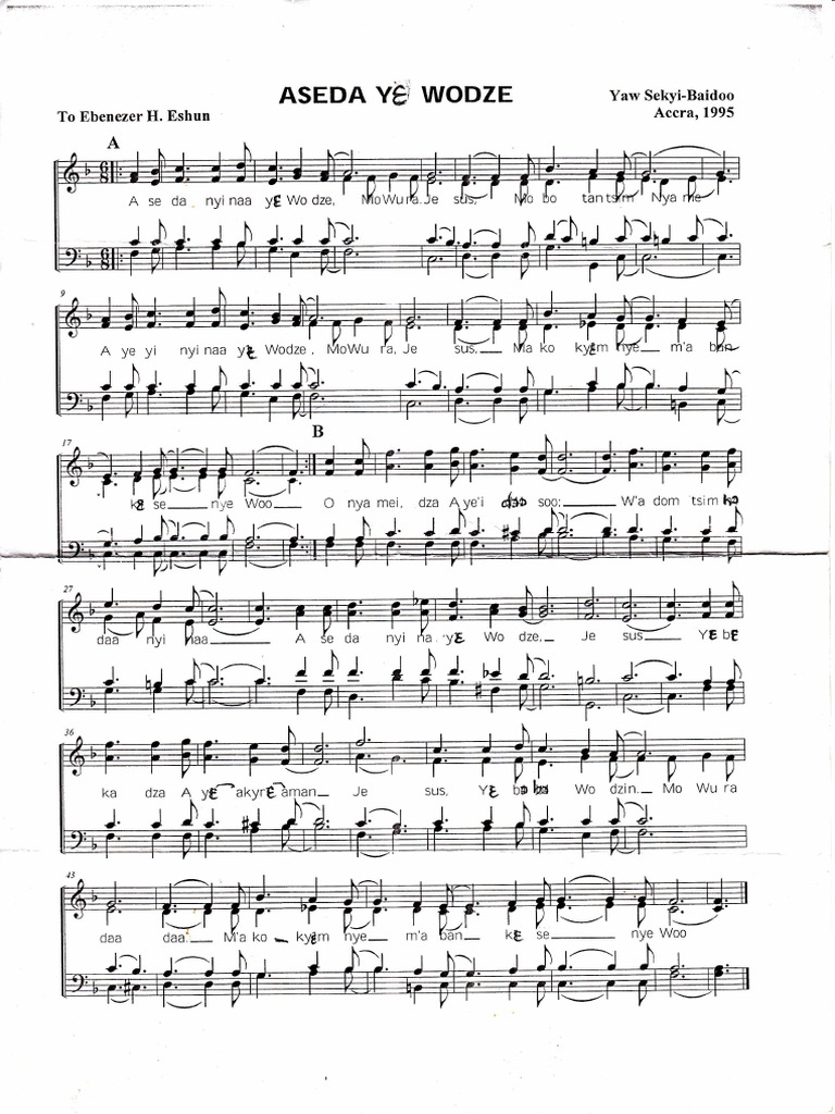 Aseda Nyinaa Yɛ Wo de | PDF