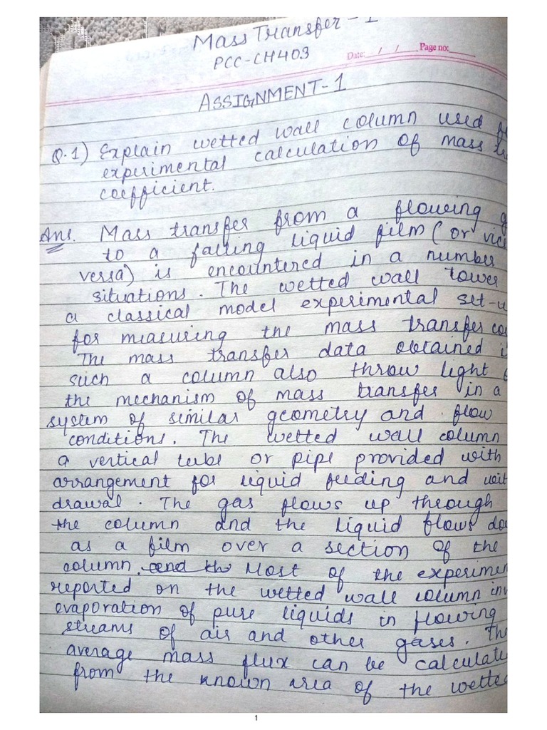 Mass Assignment 1 PDF | PDF