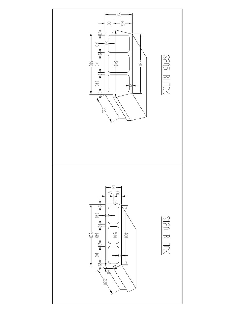 S205 & S120 Blocks PDF | PDF