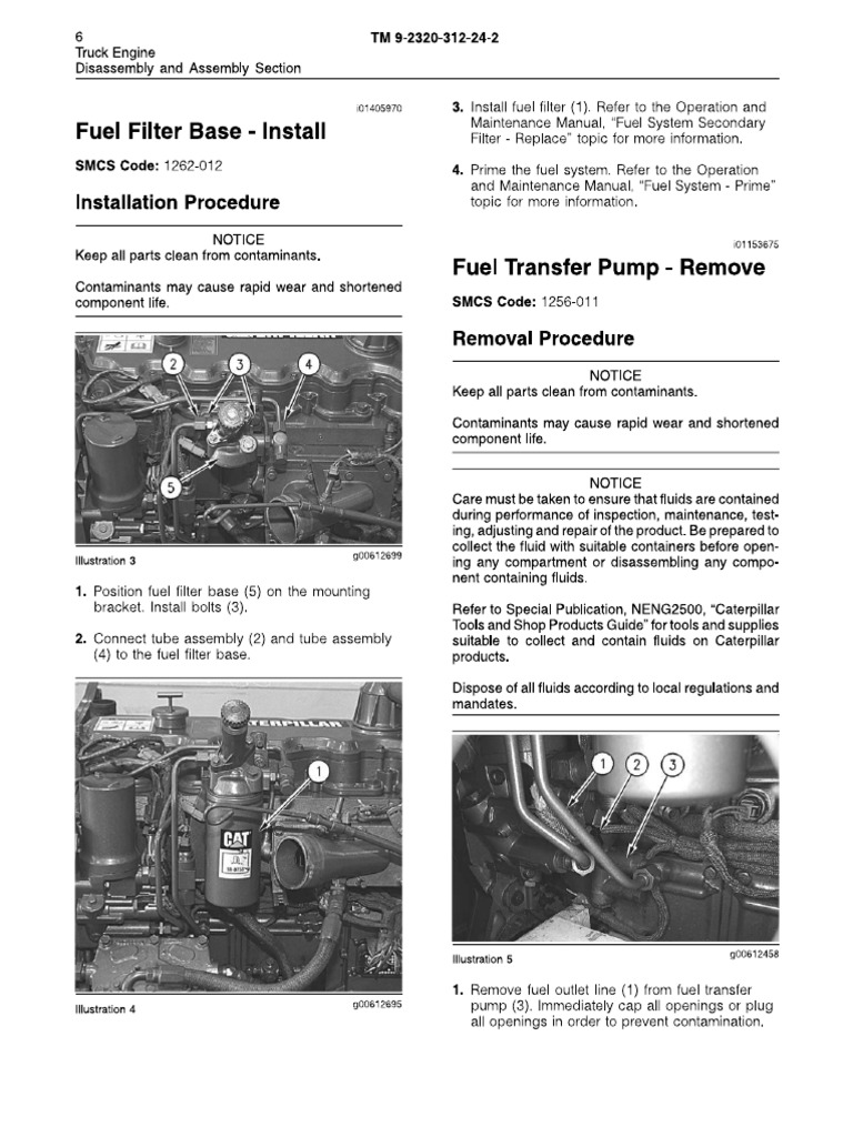 Cat Transfer Pump PDF | PDF