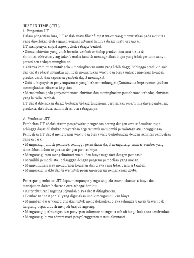 Materi SPM Jit | PDF