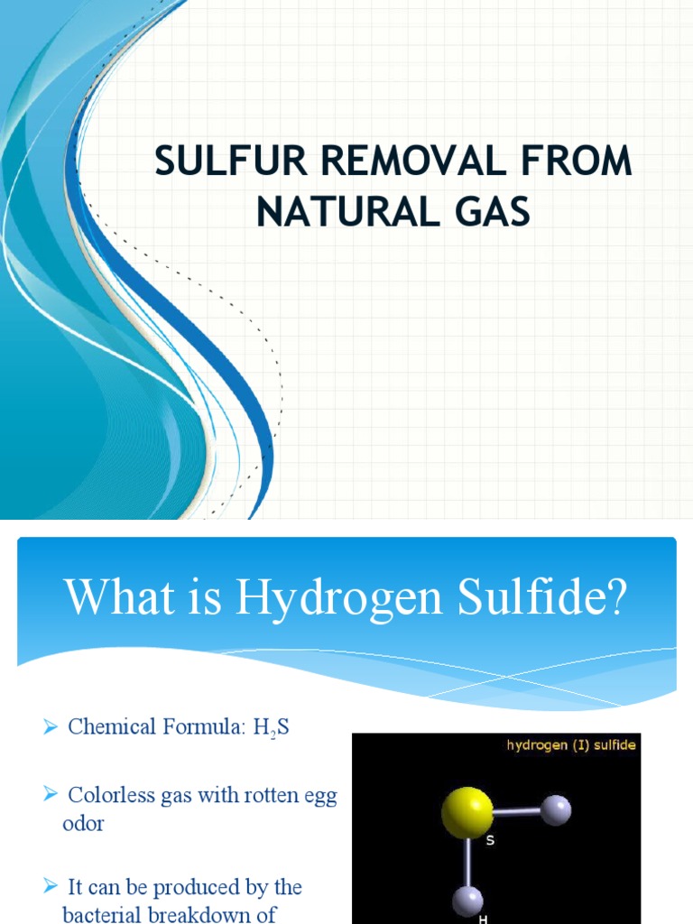Sulfur Removal From Natural Gas | PDF