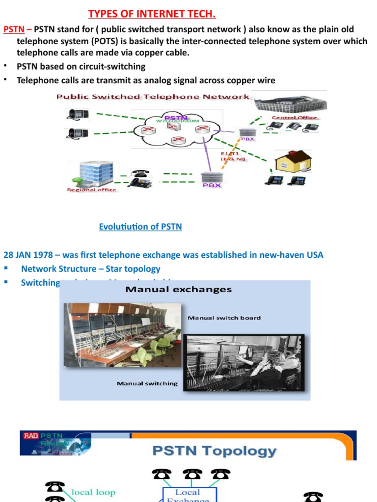 PSTN | PDF | Digital Subscriber Line | Asynchronous Transfer Mode