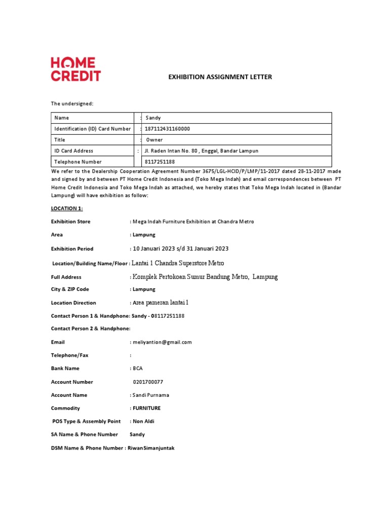 Mega Indah Exhibition Metro | PDF