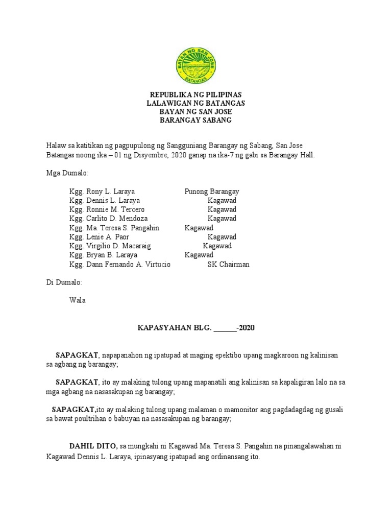 Ordinance Piggery and Poultry | PDF
