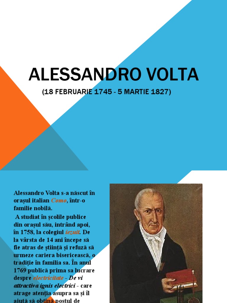 Alessandro Volta | PDF
