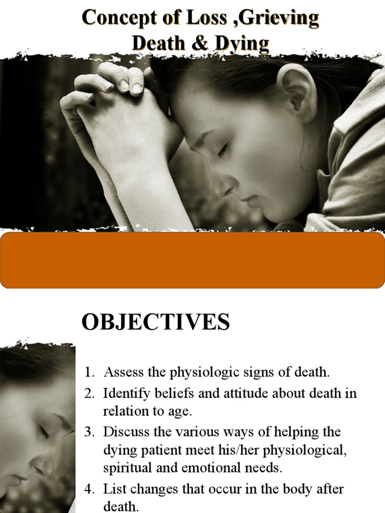 Concept of Loss, Grieving Death & Dying | PDF