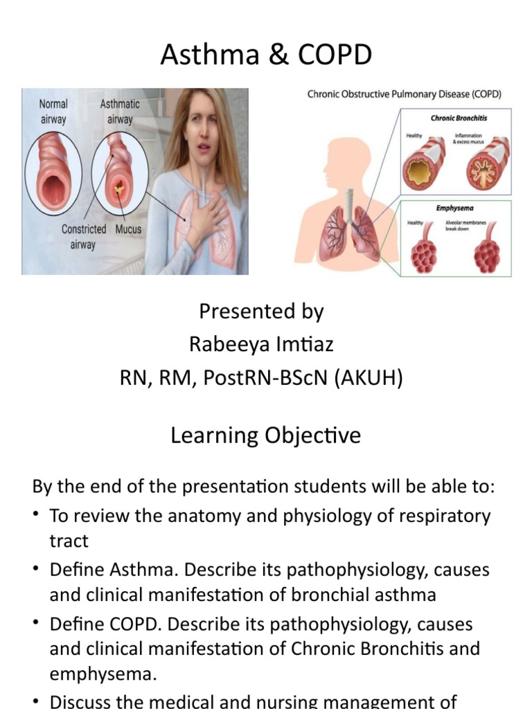 Asthama & COPD | PDF | Chronic Obstructive Pulmonary Disease | Asthma