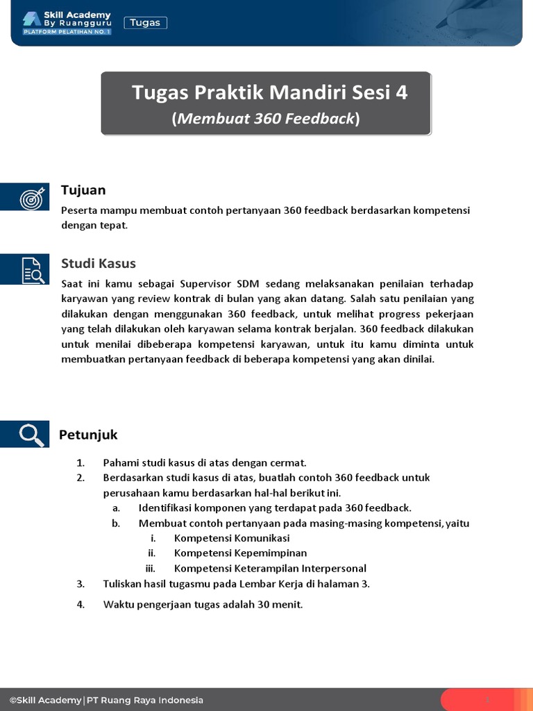 TPM 4 Membuat 360 Feedback-Yulianto PDF | PDF