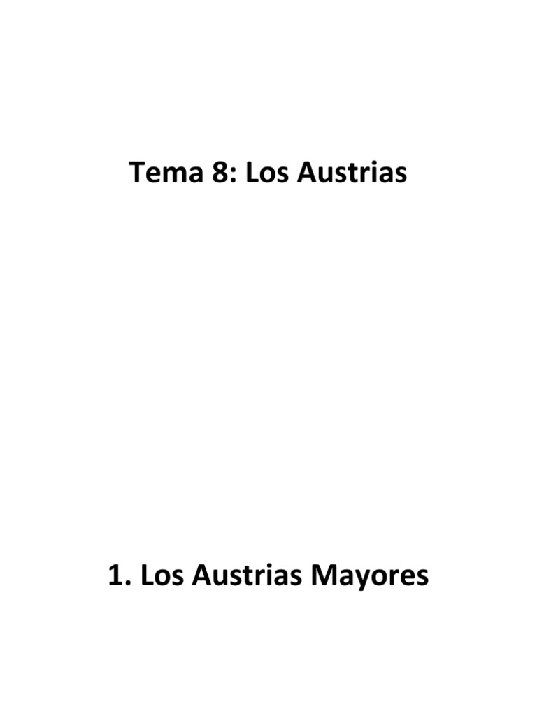 8 Los Austrias PDF | PDF