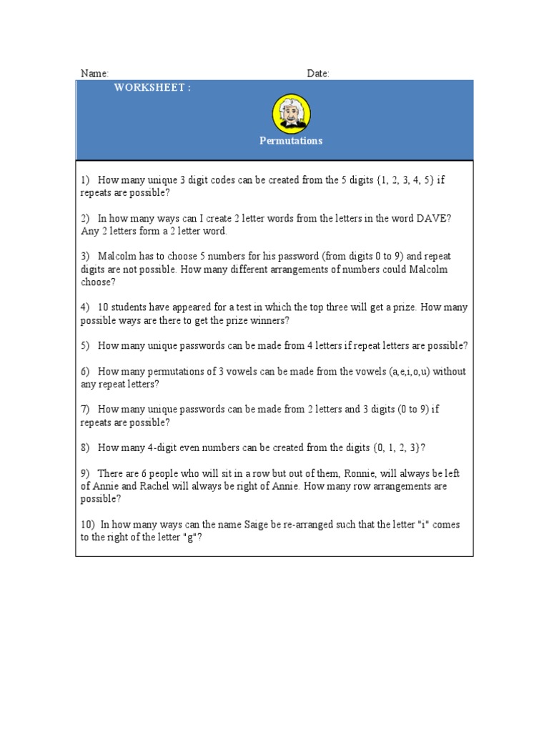 L9 Permutations Combinations Pdf
