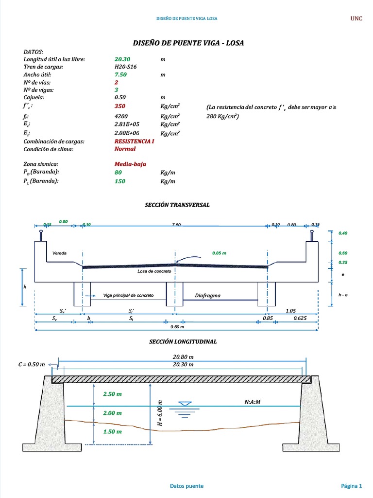 PDF Puente Viga Losa - Compress PDF | PDF