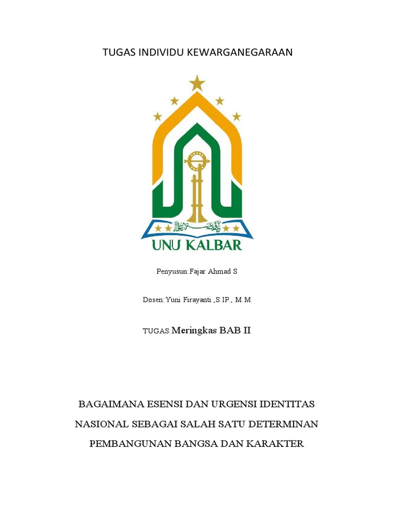 Tugaas Kewarganegaraan | PDF
