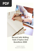 100 IELTS Writing Task 2 Essay Questions | PDF | News | Reason