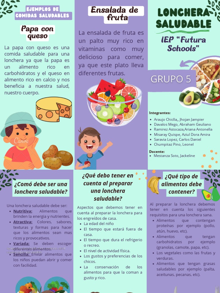 Triptico Lonchera.pdf | PDF