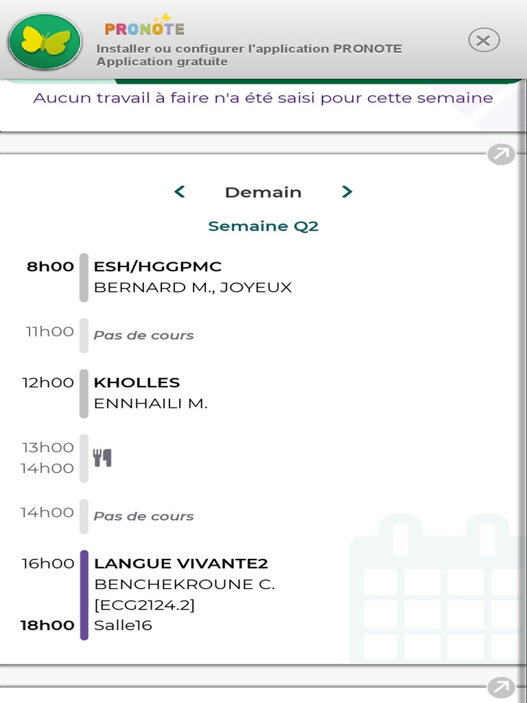 PREPAS GROUPE SCOLAIRE LA RESIDENCE - PRONOTE - Espace Élèves PDF | PDF