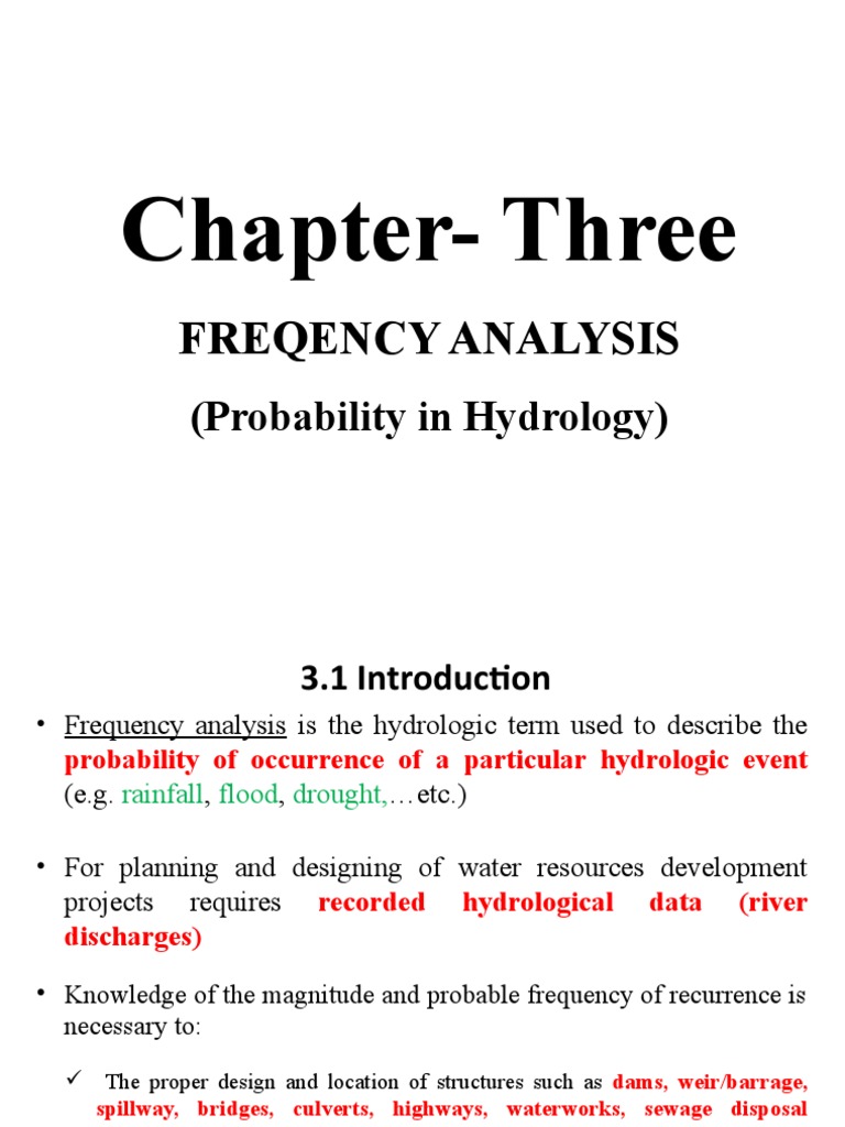 Part-3 Frequency Analysis | PDF