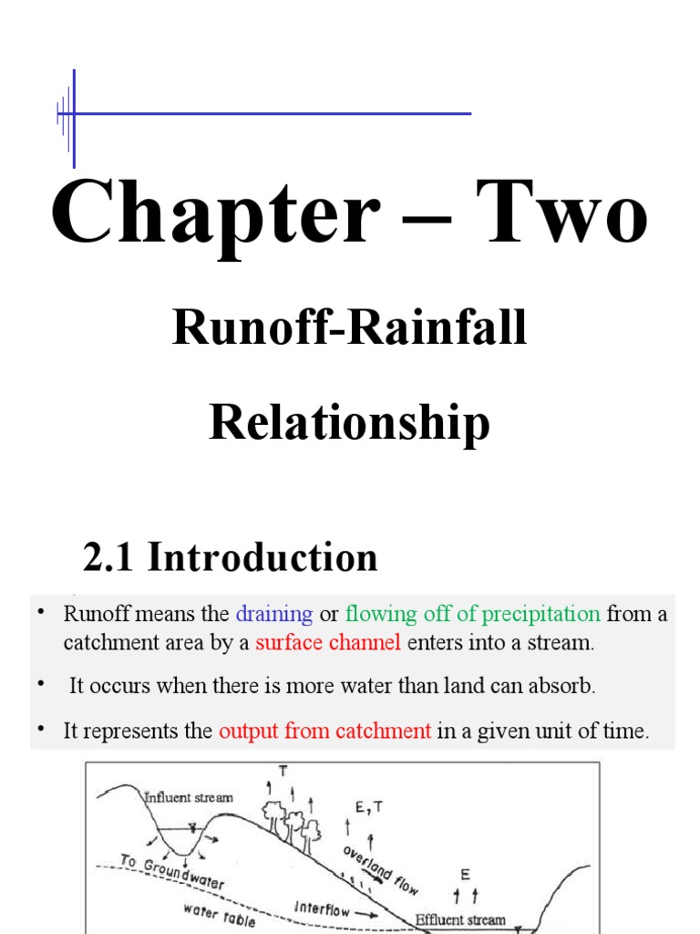 Part-2 Runoff-Rainfall Relationship | PDF | Teaching Methods ...