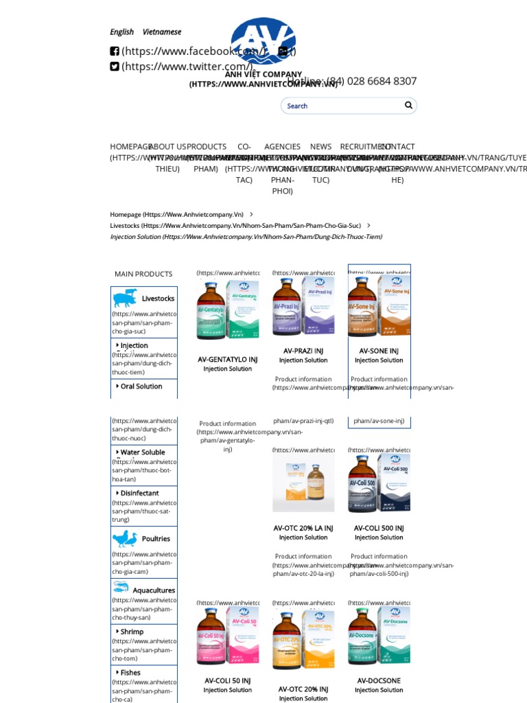 Ánh Việt Co. Veterinary Products | PDF | Technology & Engineering