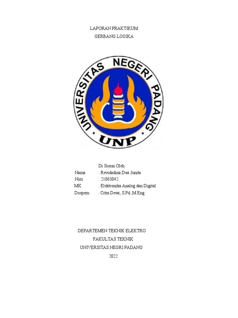 LAPRAK 7 GERBANG LOGIKA RAIDAH AULIA MURSYID 21063041.pdf | PDF