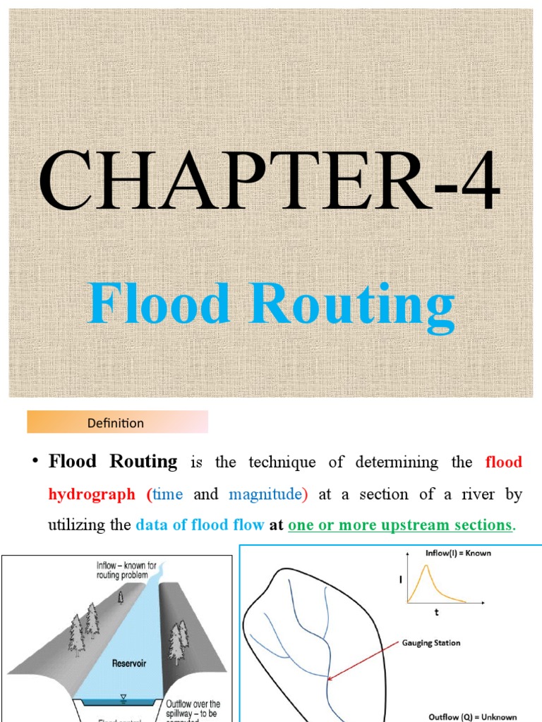 Flood Routing Techniques in Hydrology | PDF | Science & Mathematics
