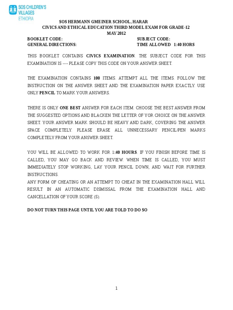 Civics g.12 3rd Model PDF | PDF | Social Science