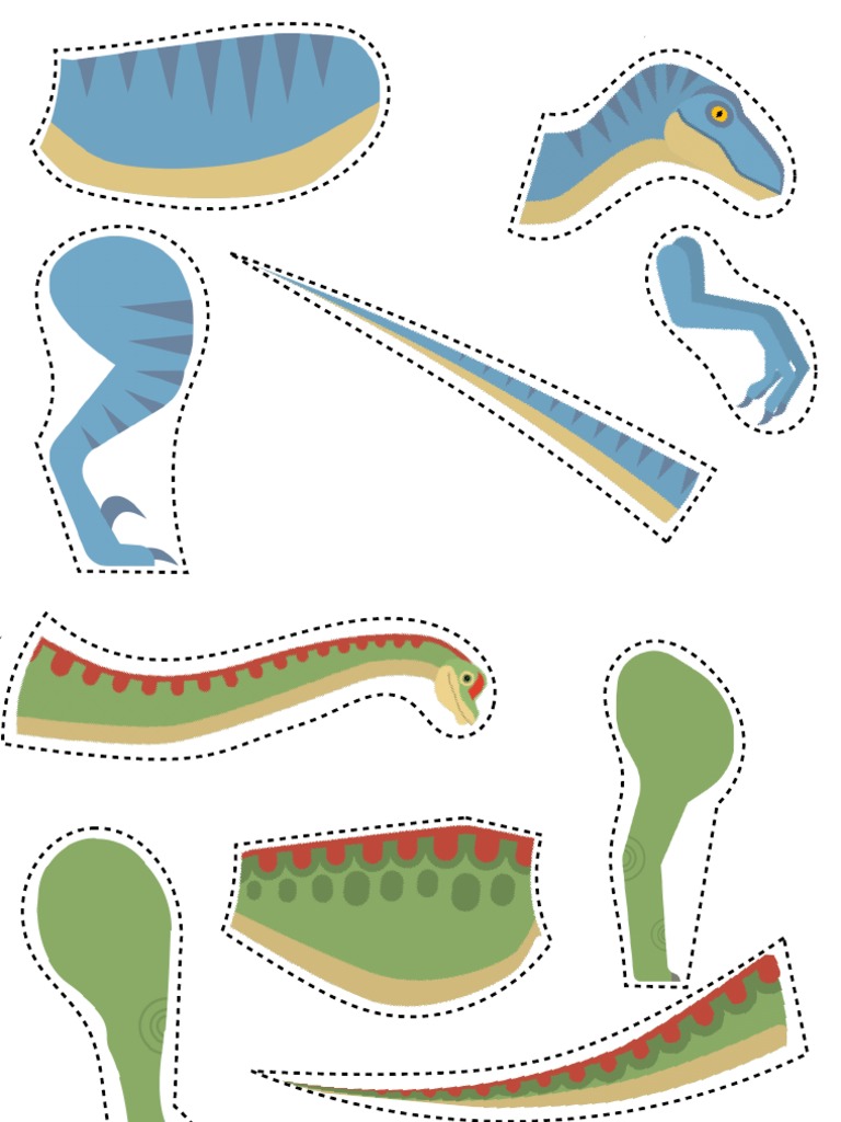 BODY PARTS Dinosaurs PDF | PDF