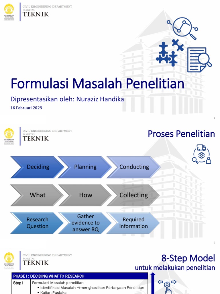 K02 - Formulasi Masalah Penelitian - nh1 PDF | PDF | Karier & Perkembangan | Seni
