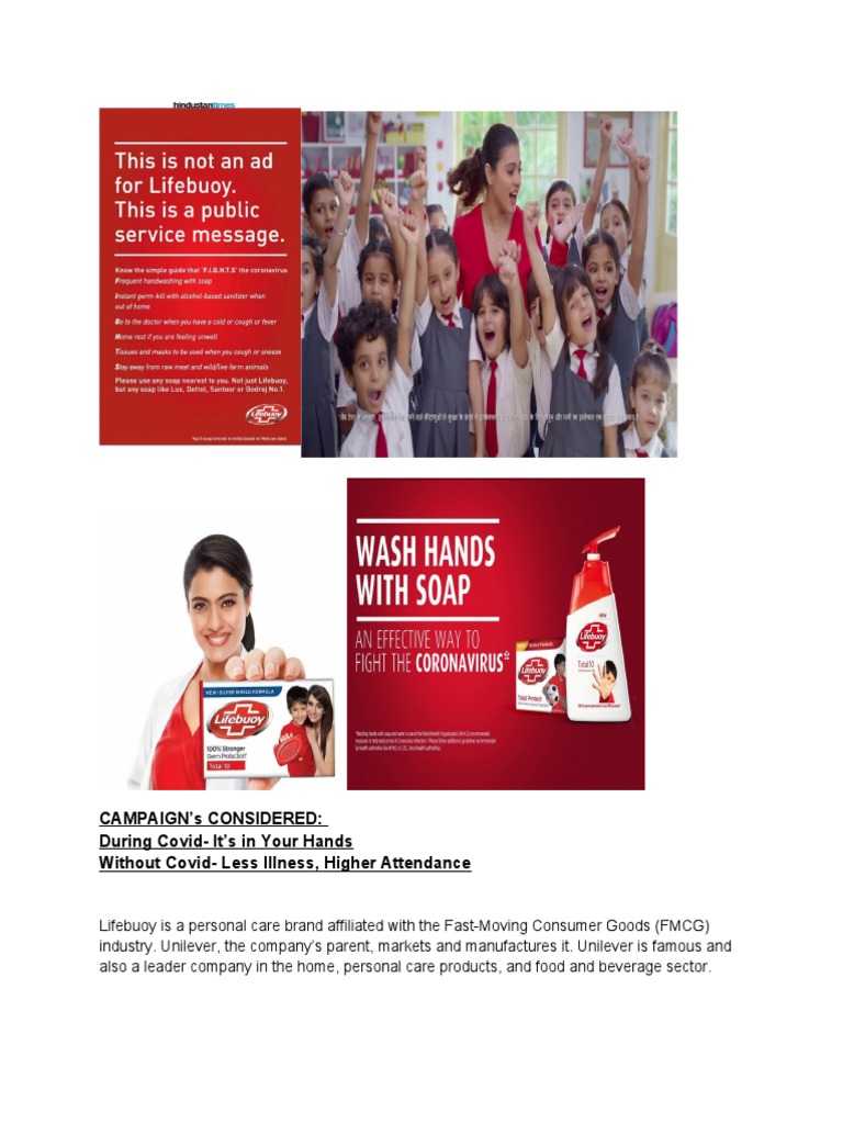 Lifebuoy's Hygiene Campaigns in India | PDF