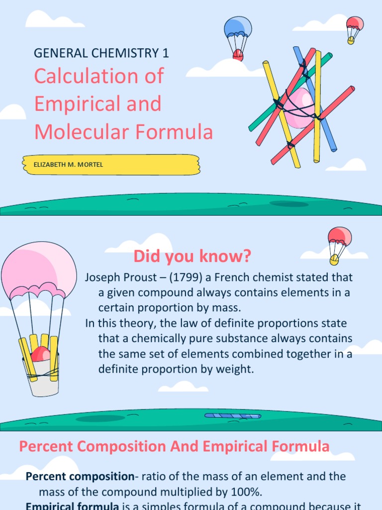 Q3w4-Genchem-Ppt-Calculating Ef and MF PDF | PDF | Mole (Unit) | Molecules