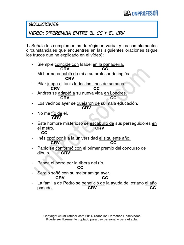 Solucion Diferencia Entre El Complemento Circunstancial y El ... Solucion Diferencia Entre El Complemento Circunstancial y El ...