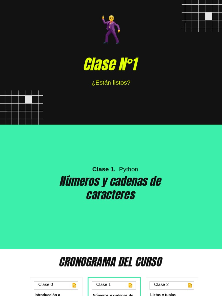 Introducción a los números y cadenas en Python | PDF Introducción a los números y cadenas en Python | PDF