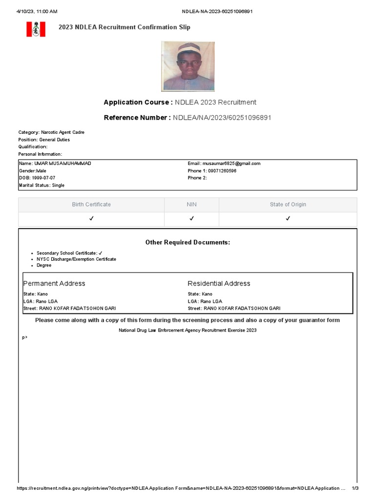 Ndlea Guarantor Form 2023 - Printable Forms Free Online