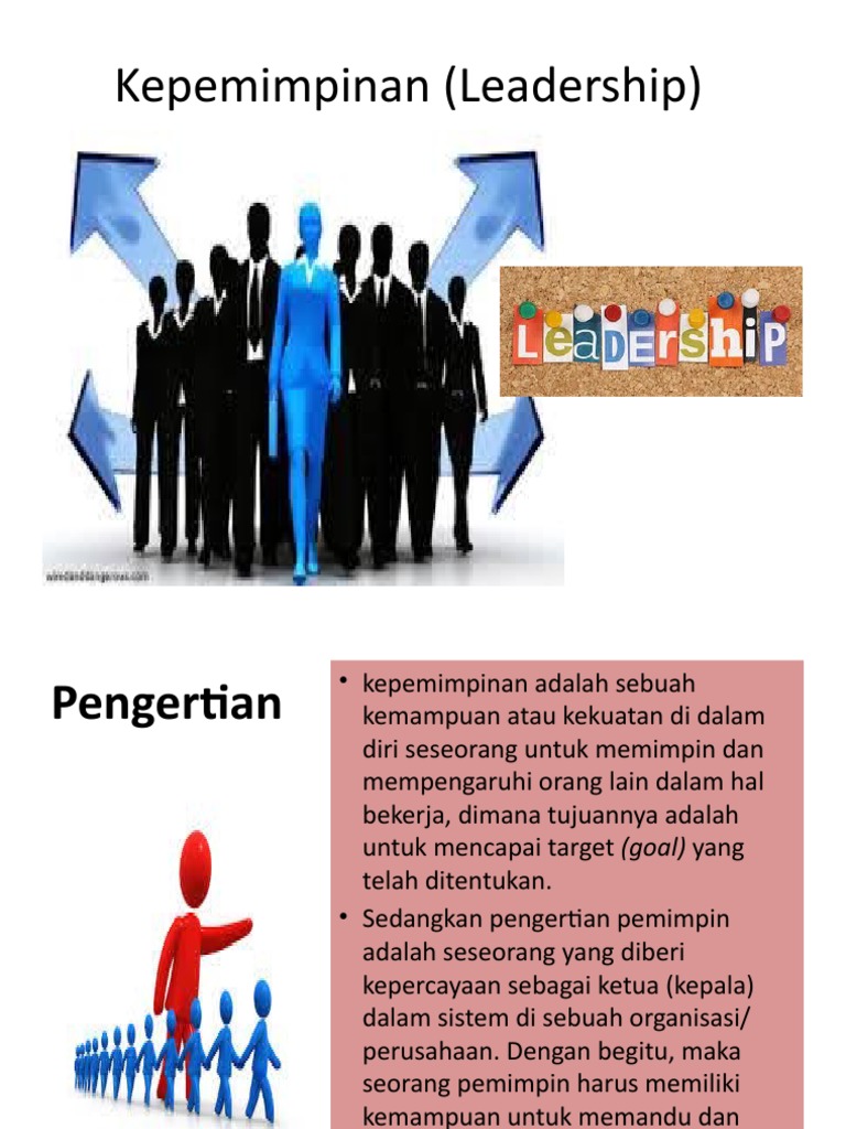 KEPEMIMPINAN (Leadership) | PDF | Karier & Perkembangan | Pengembangan Diri