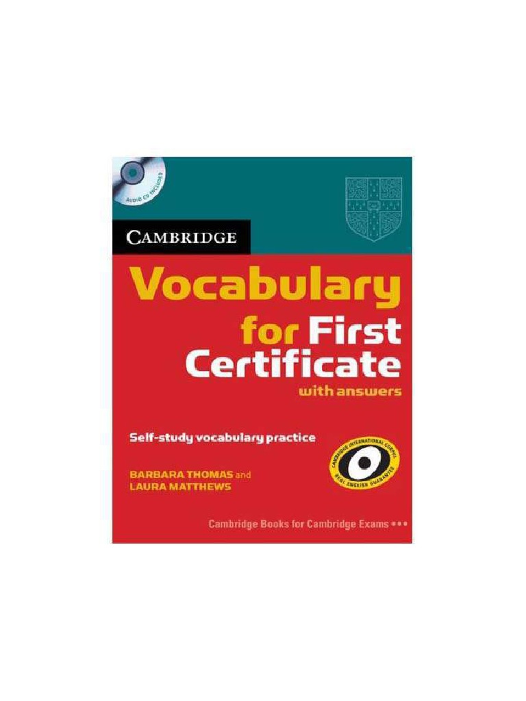 Cambridge English Vocabulary For FCE | PDF