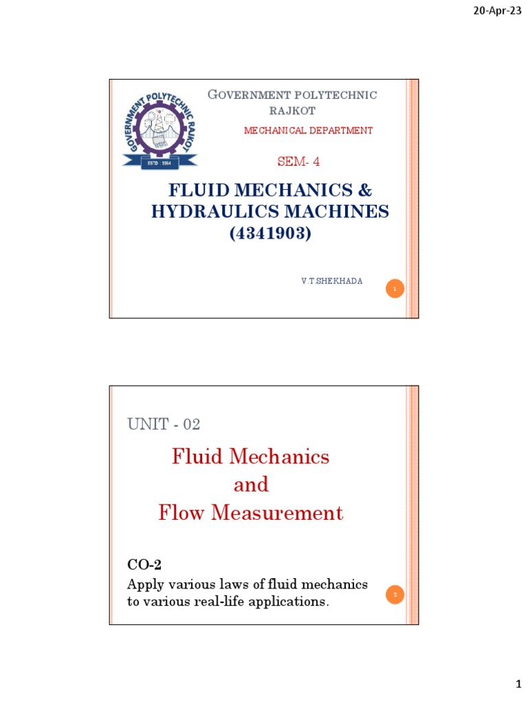 FMHM - Unit-II.1 | PDF