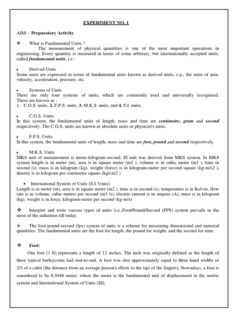 PMS Practical 01 PDF | PDF | Kilogram | Lubricant