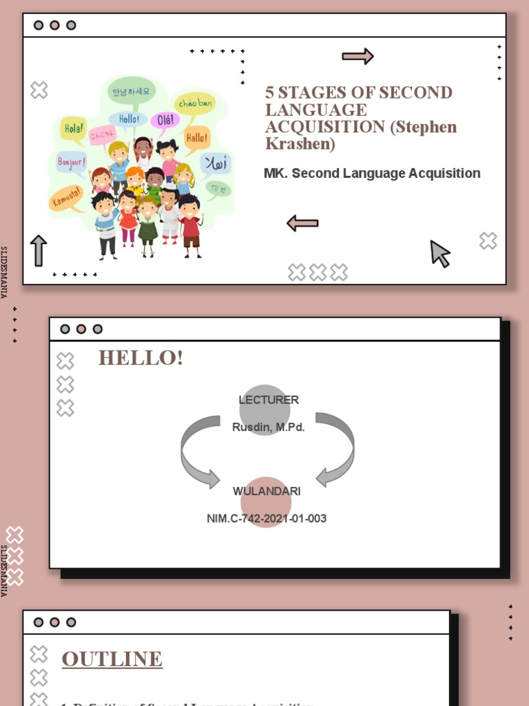 5 Stages of Stephen Krashen's Theory L SLA L Wulandari | PDF