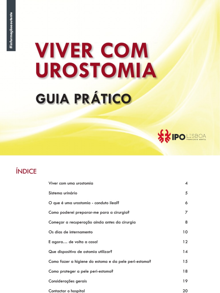 224 - VIVER COM UROSTOMIA - Guia Pratico PDF | PDF | Rim | Sistema urinário