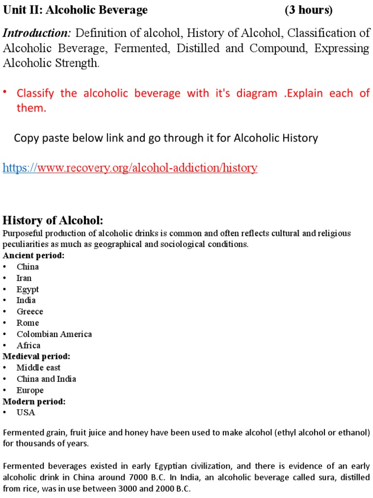 Unit 2 - Alcoholic Beverage | PDF