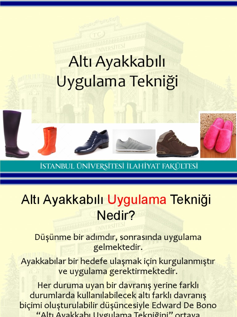 Uygulama Ayakkab S PDF | PDF