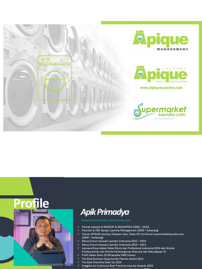 Proposal Bisnis Laundry 2022 N - Pendampingan Oleh APIQUE Management ...