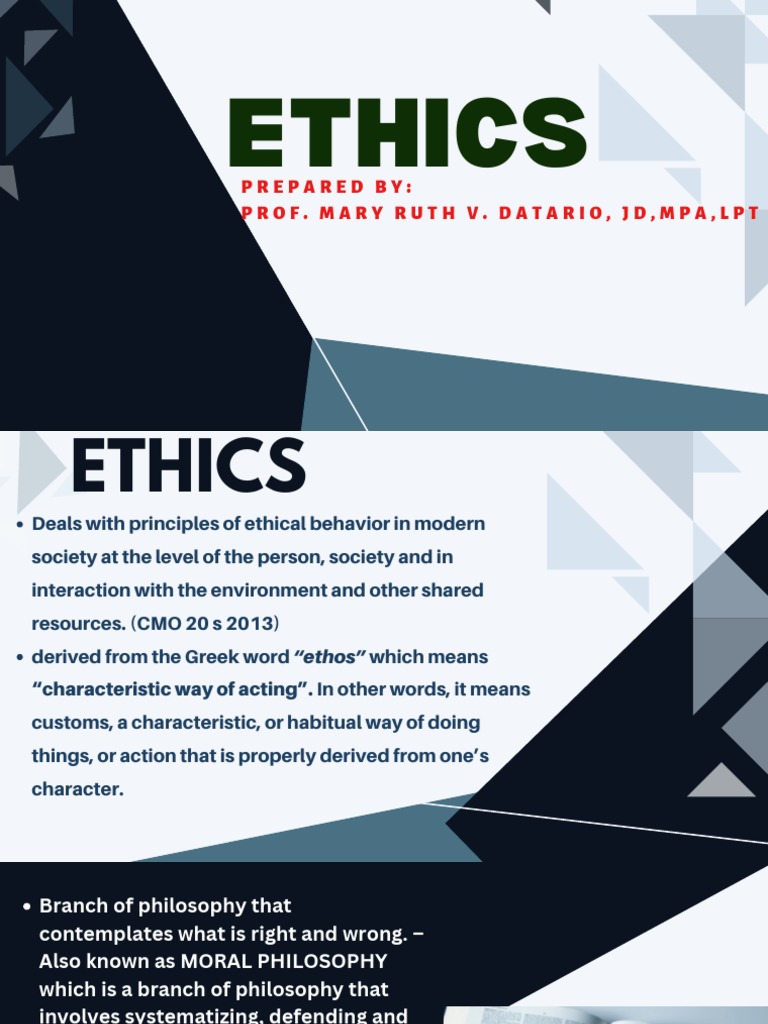 Ethics PDF | PDF