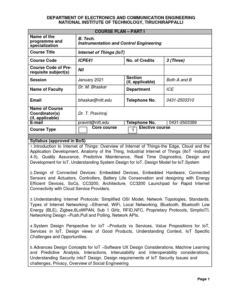 ICPE41 Internet of Things A&B | PDF