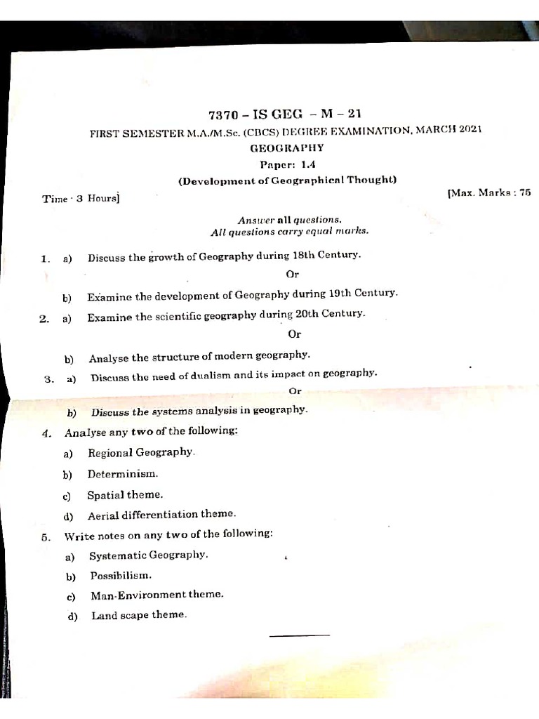 msc 1st sem question papers .pdf | PDF