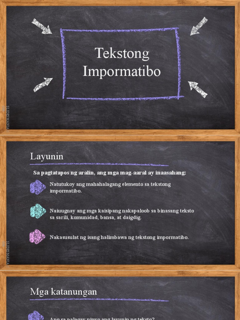 Tekstong Impormatibo.pptx | PDF