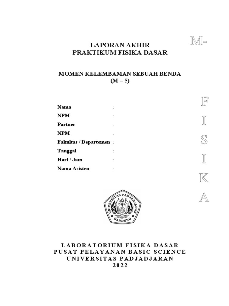 Cover Laprak Fisdas 2 | PDF