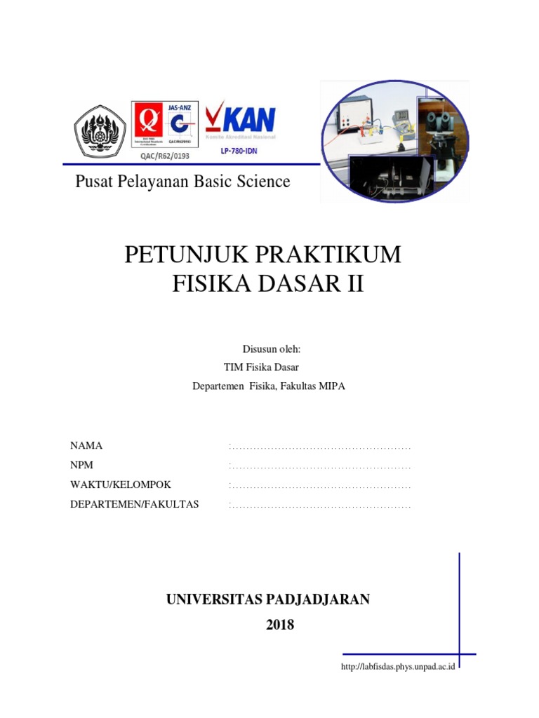 Modul Praktikum Fisika Dasar 2 PDF | PDF
